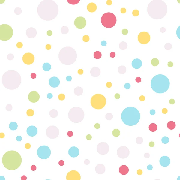 Seamless Pastel Multi Polka Dot — Stock Photo © SongPixels #12210653