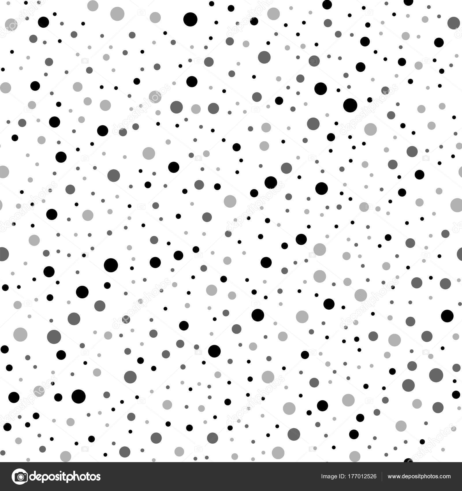 Black And White Polka Dot Seamless