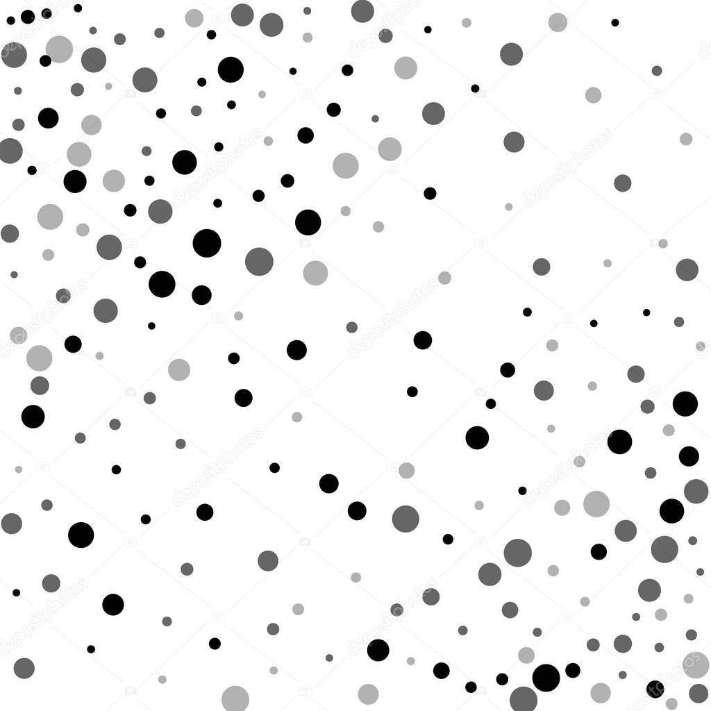 Lunares negros aleatorios Patrón disperso abstracto con puntos negros ...