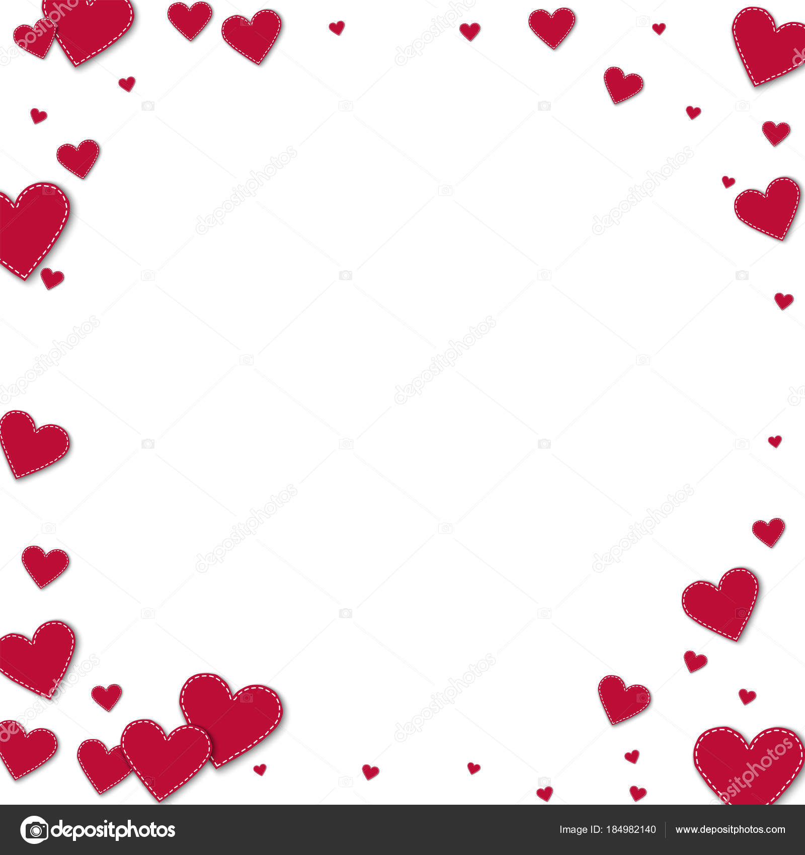 Hearts Corner Border