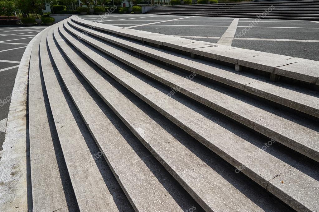 Empty stairs on square Stock Photo by ©jamesteohart 126071774