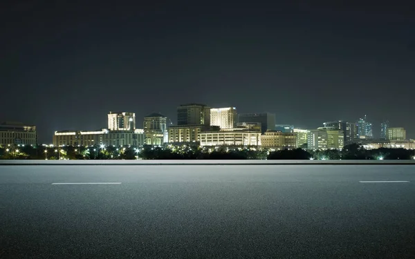 Night Street Side View