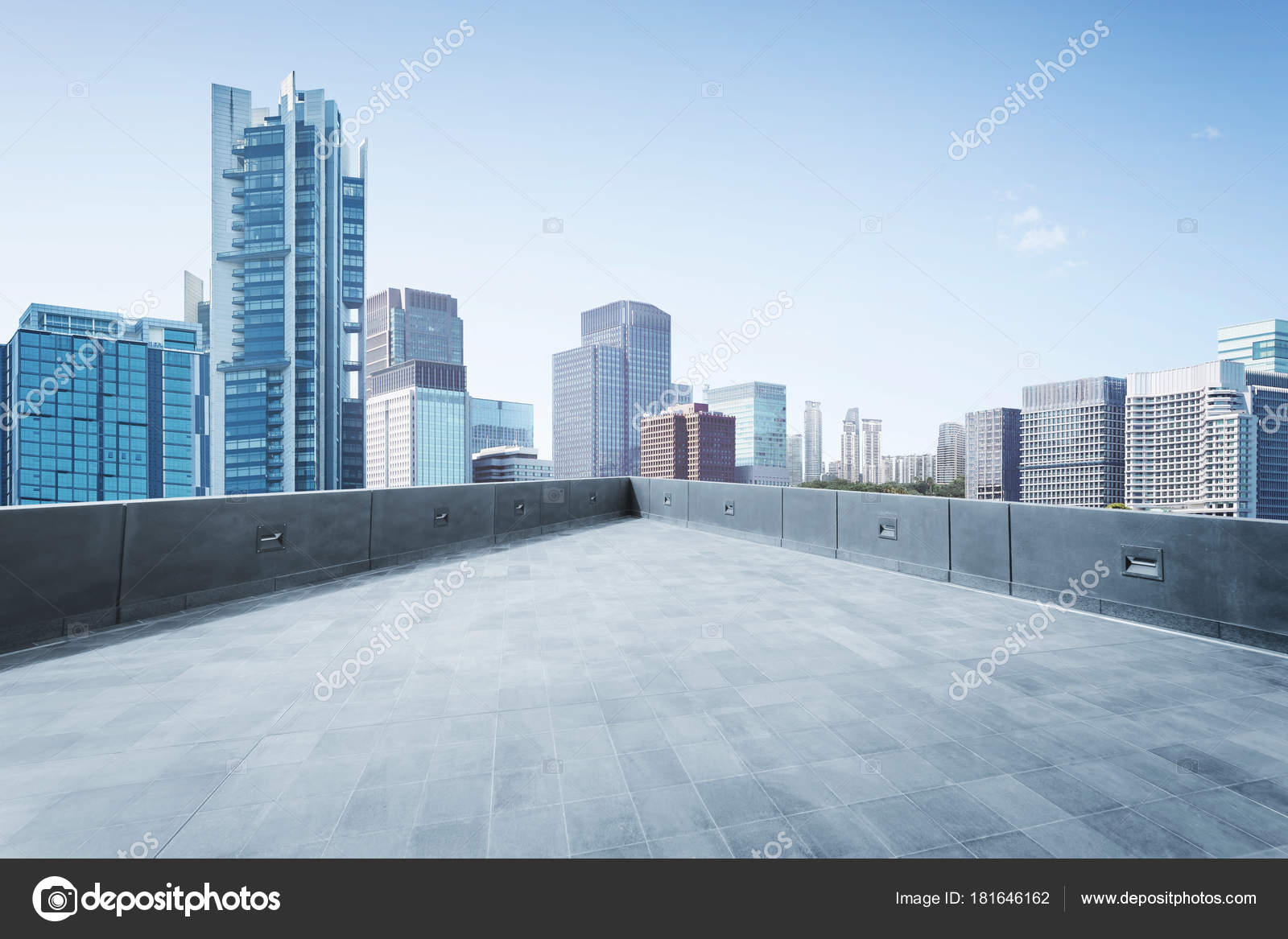 View From The Top Of A Building