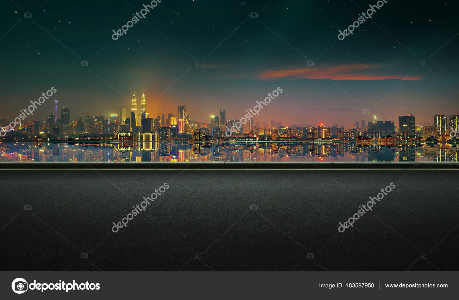 Road Side View Night