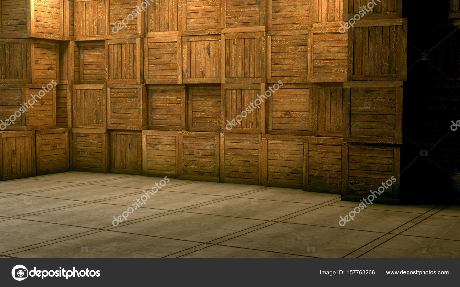 Wooden Crate Box Studio Background Stock Photo by ©amirkhanyan@gmail ...