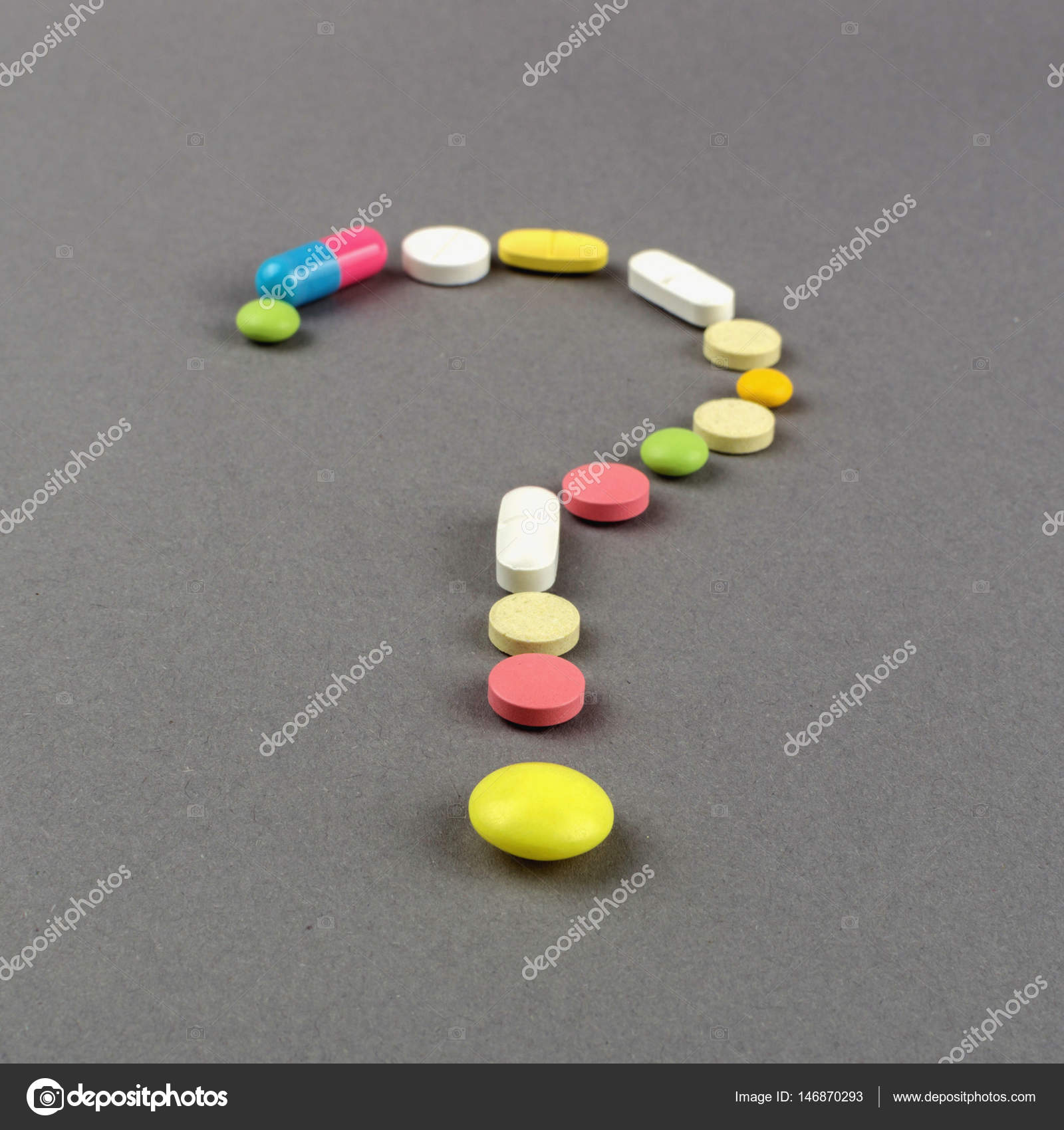 Red Question Mark Pill