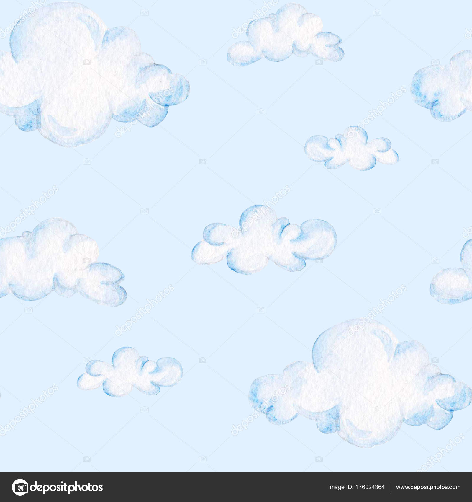 Baby Shower Blue Background