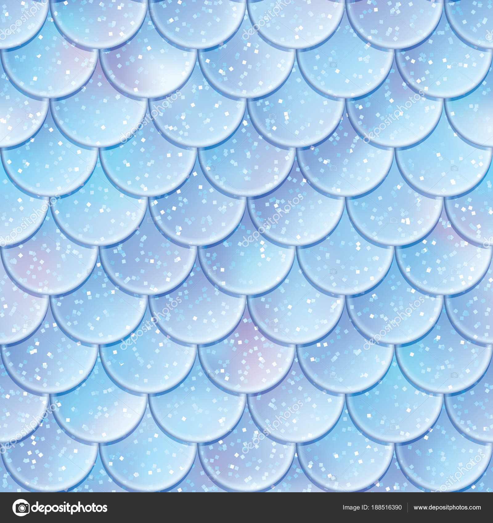 Escamas de pez brillo patrón sin costuras. Textura de cola de sirena ...