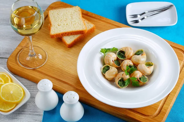 Portion of Snails with herbs, butter Stock Photo by ©myviewpoint 166746066