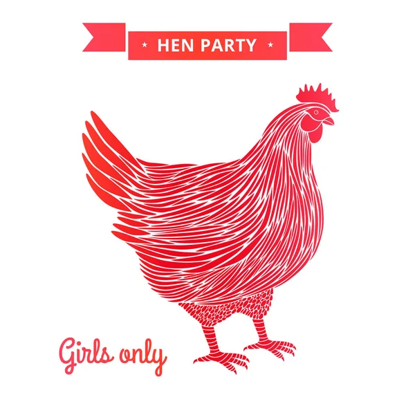 Hen party background Vector Art Stock Images | Depositphotos