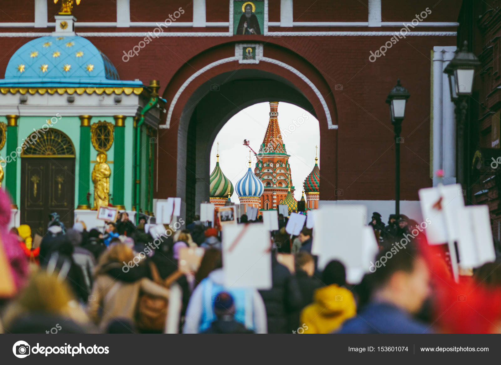 Procession in Victory Day, Moscow, Russia – Stock Editorial Photo ...