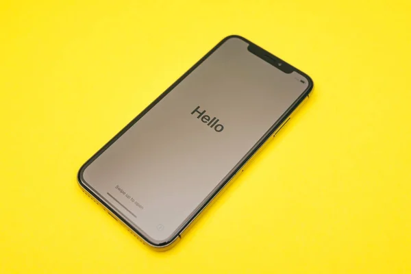 New Apple Iphone X flagship smartphone – Stock Editorial Photo ...