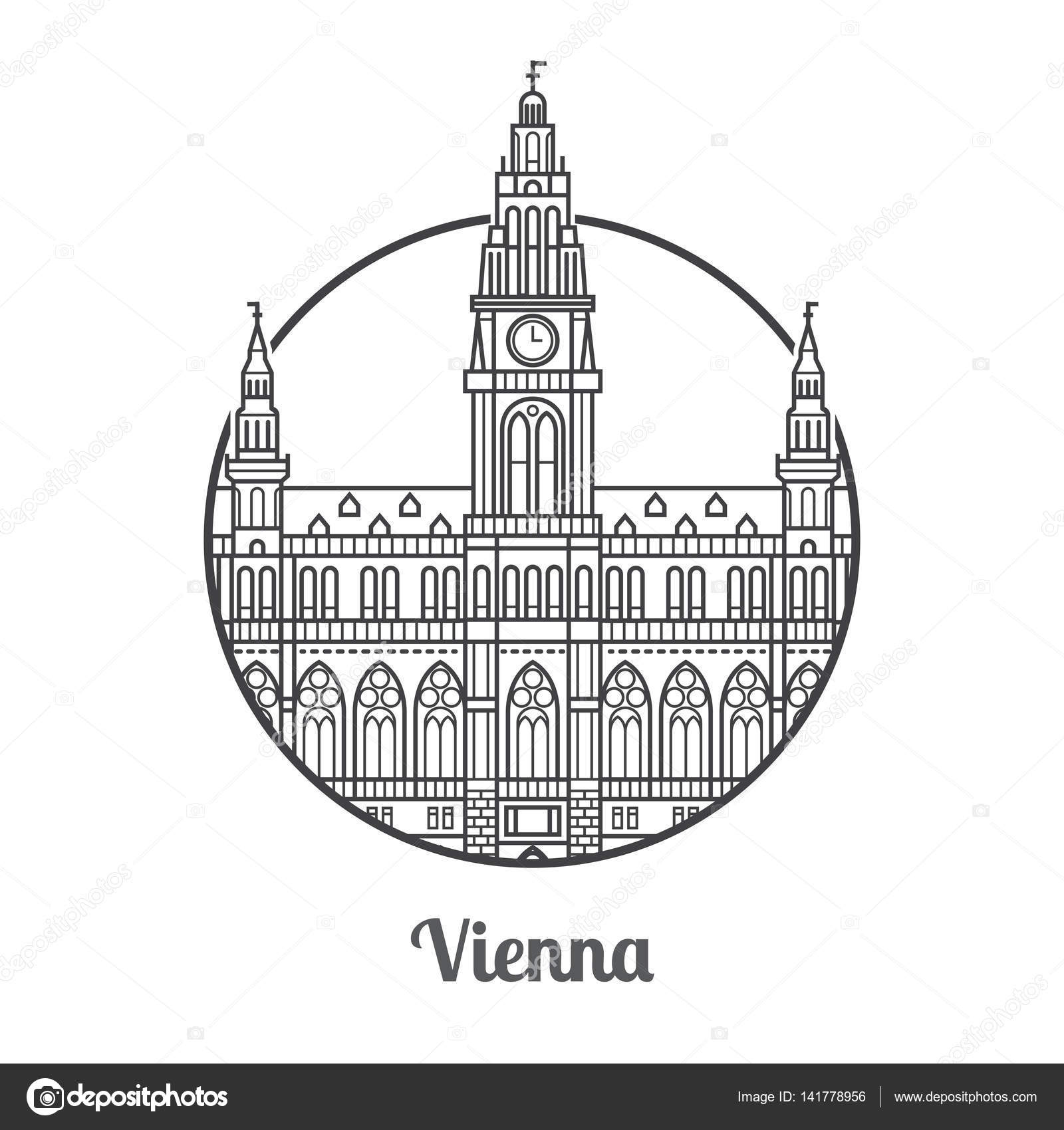 Travel Vienna Icon Stock Vector Image by ©krugli86@gmail.com #141778956