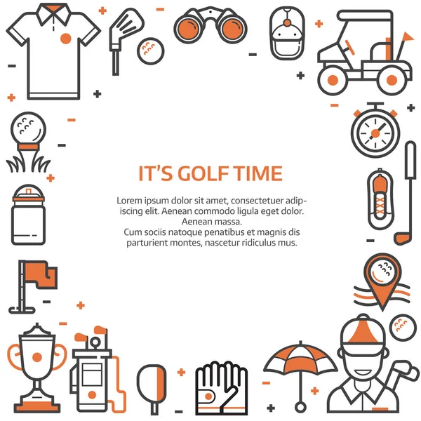 Golf header Vector Art Stock Images | Depositphotos