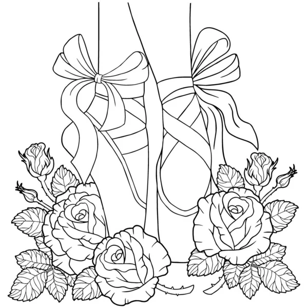 Pointe Shoes Coloring Pages