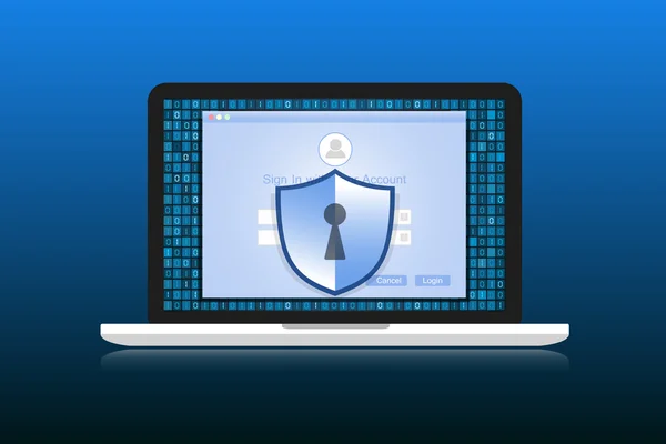 Computer protection - Shield antivirus Stock Vector Image by ©Grounder ...