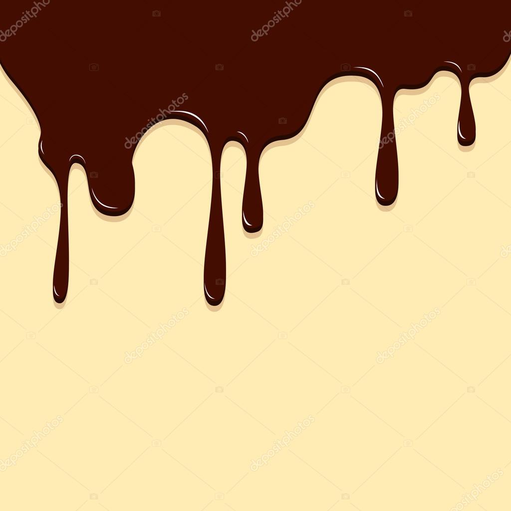 Dripping Chocolate Background