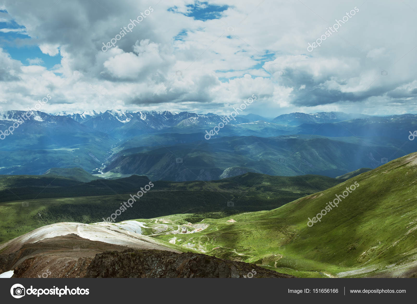 Mountains landscape from high viewpoint — Stock Photo © cppzone.mail.ru ...