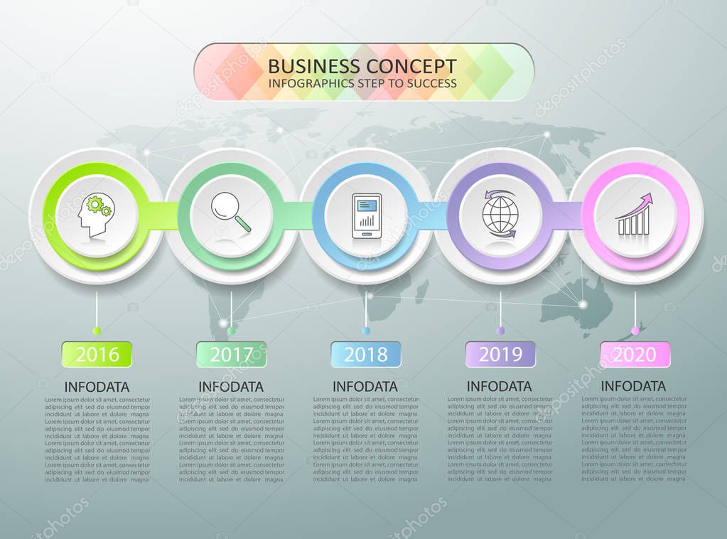 Plantilla de dise o plantilla de infograf a de concepto de negocio 2024