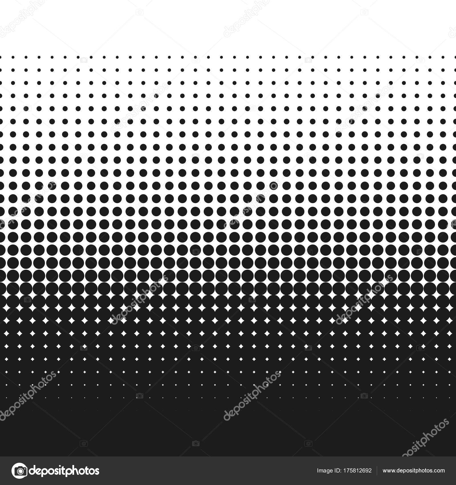 Dotted gradient vector illustration, retro halftone dots texture ...