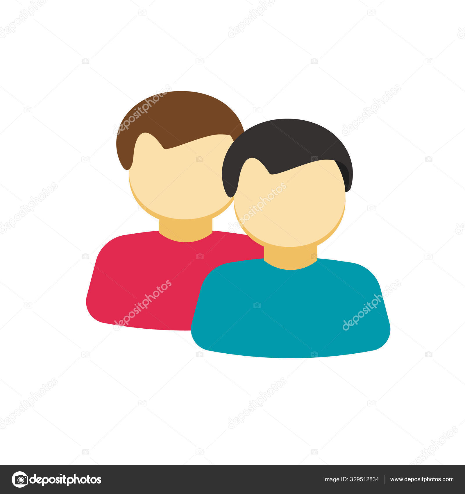 Team Members Cartoon