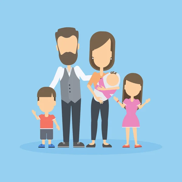 7,595 Full family Vector Images, Full family Illustrations | Depositphotos