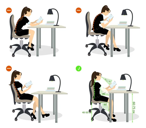 Good posture Stock Vectors, Royalty Free Good posture Illustrations ...