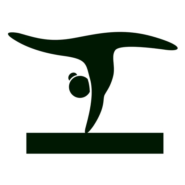 Turnen pictogram Stockvectors, rechtenvrije Turnen pictogram ...