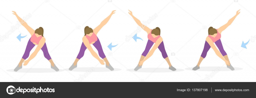 Arms exercise for women. ⬇ Vector Image by © inspiring.vector.gmail.com ...