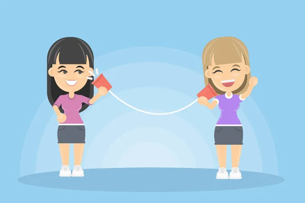 240 Tin can phone Vectors, Royalty-free Vector Tin can phone Images ...