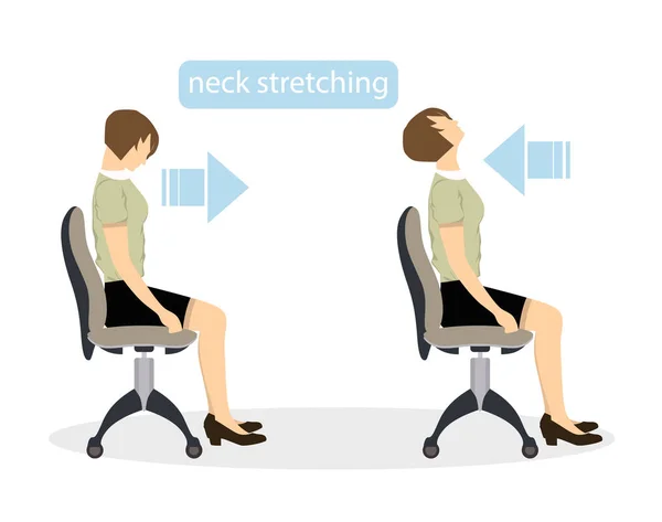 Office syndrome exercise Vector Images, Royalty-free Office syndrome ...