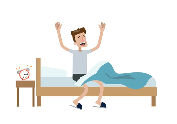 ᐈ Personas levantandose dela cama imágenes de stock, animado persona ...