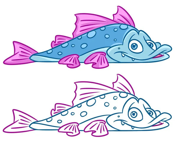 Kreslené vtipné ryby stock fotografie, royalty free Kreslené vtipné ...
