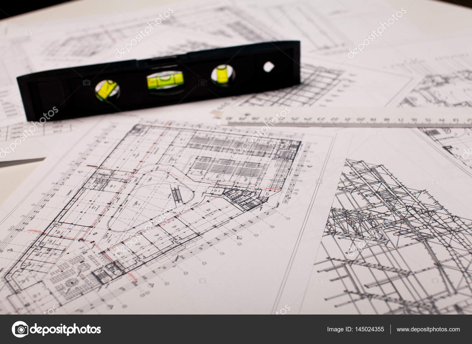 Architectural plan,technical project drawing Stock Photo by ©2735369 ...