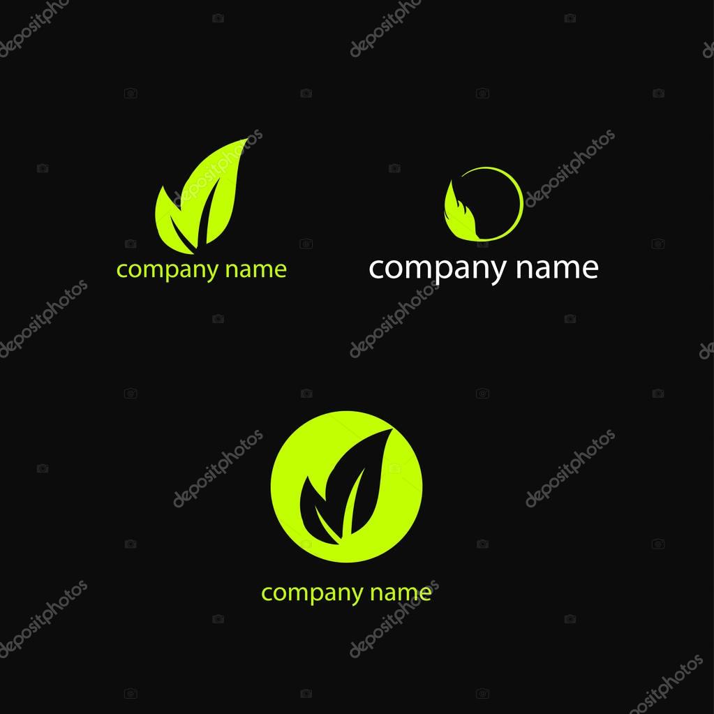 logotipos ecológicos verdes 2025