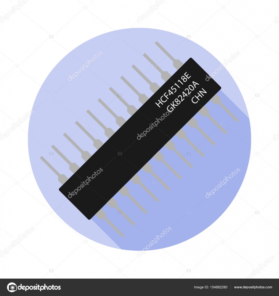 Vector image of a microcontroller Stock Vector Image by ©irotarill ...