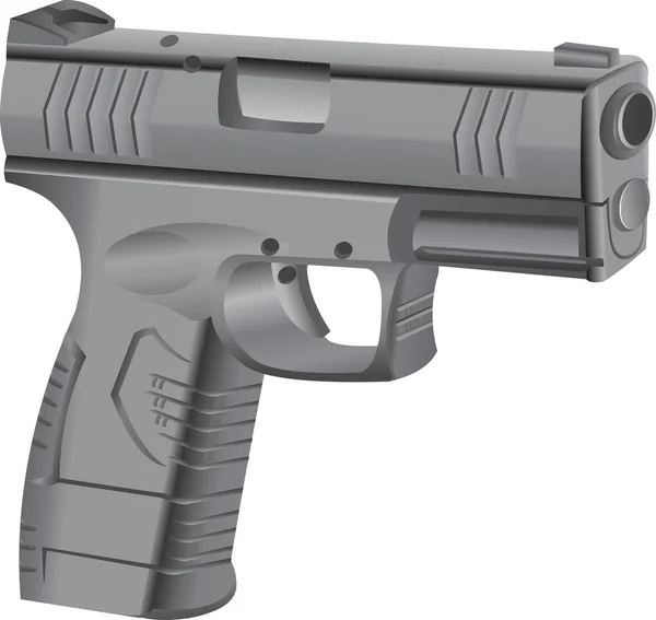 Pistol 1911 gun fire 45 caliber — Stock Vector © vakabungo #111564588