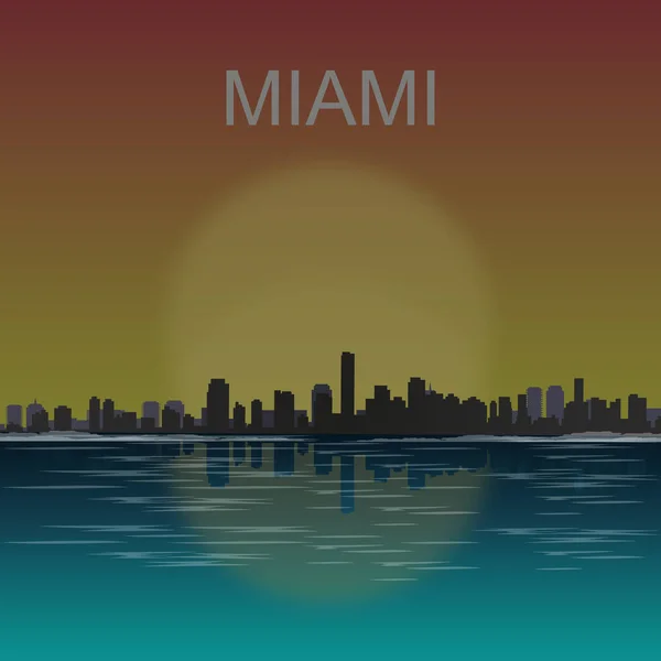 7,906,171 Miami skyline silhouette Vector Images | Depositphotos