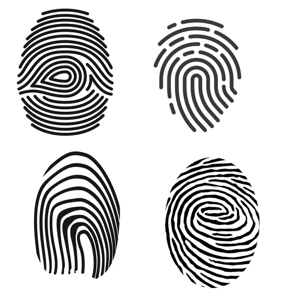 Fingerprint line icons Stock Vector Image by ©vectortatu #103717032