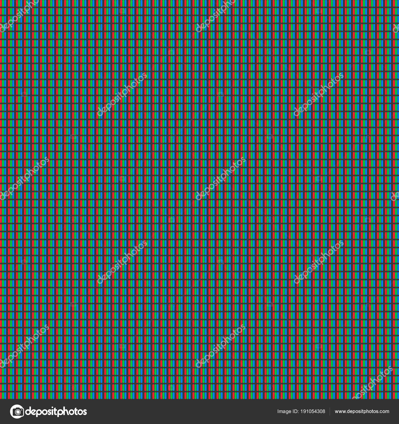 RGB Screen dots seamless pattern. Analog display television. Close Up ...