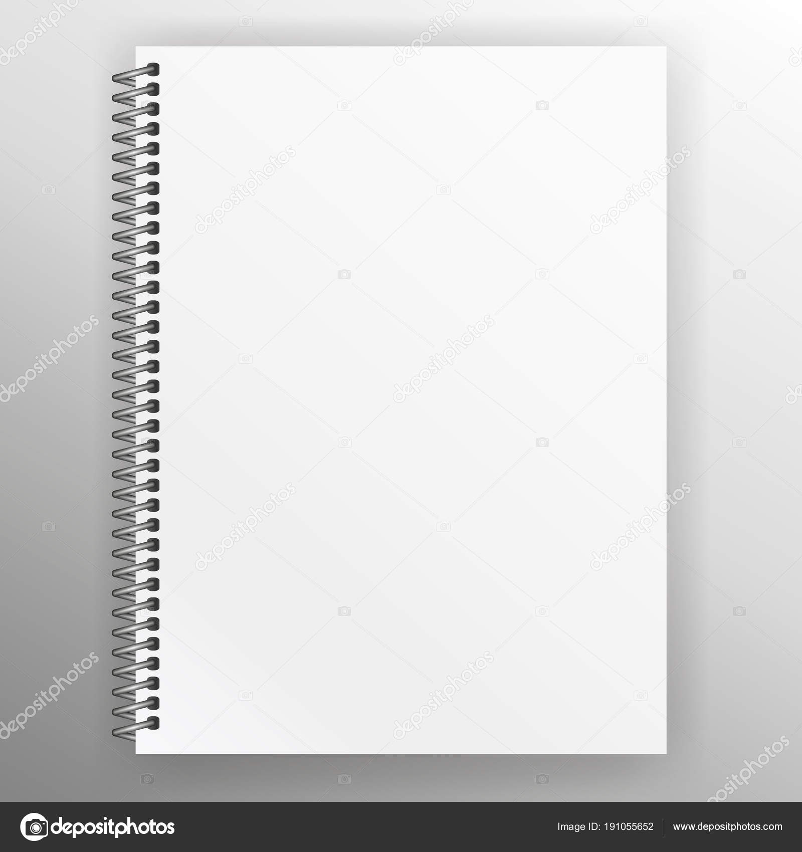 Spiral Notebook Vector