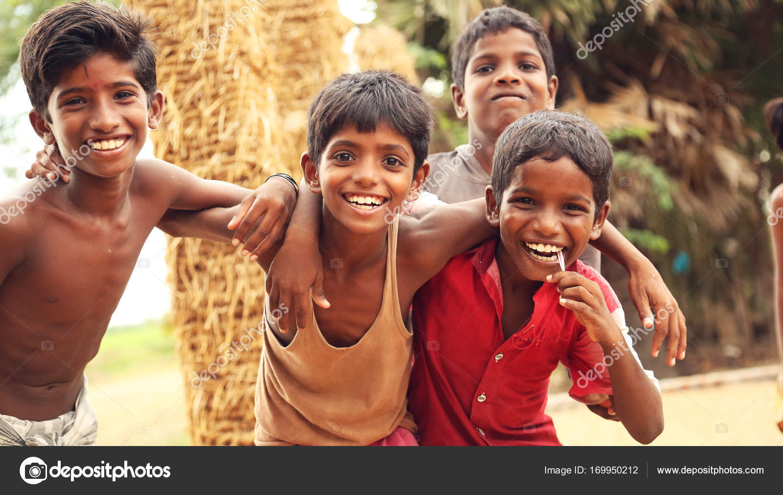 Laughing Indian Boy