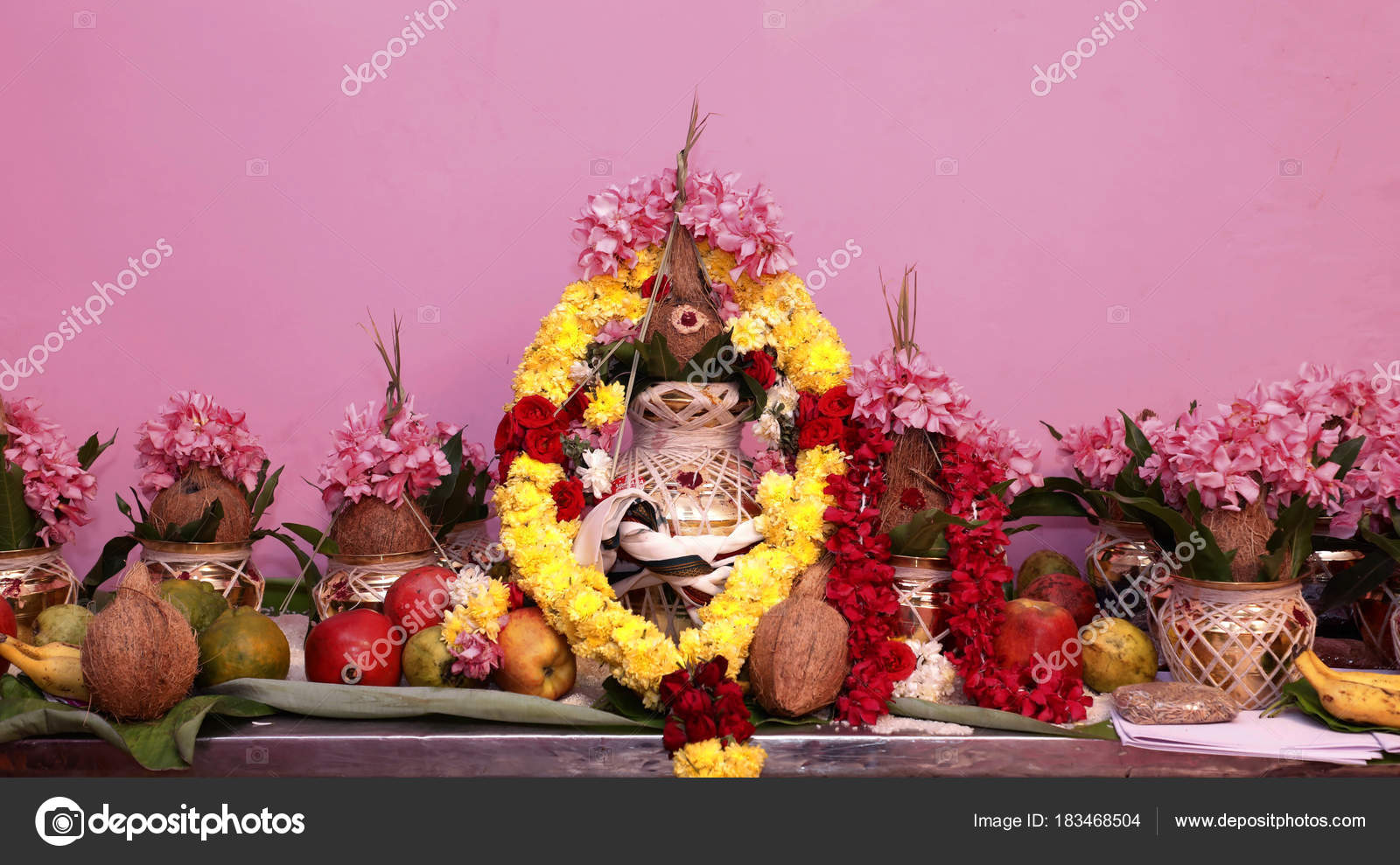 Hindu Tamil Traditional Wedding Rituals — Stock Photo © avpk #183468504