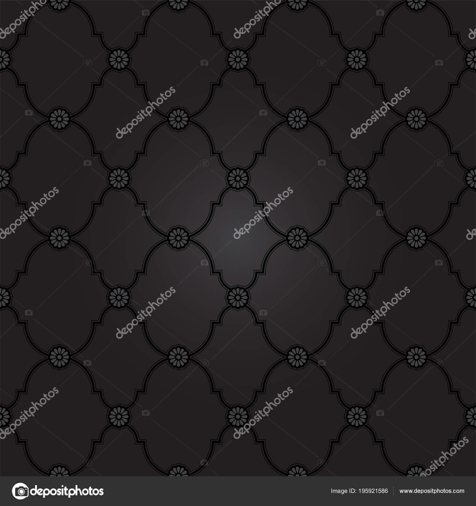 Seamless Black Fancy Background Pattern Classy Texture Vector Format ...