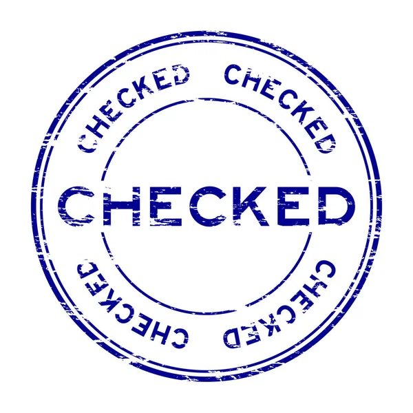 Grunge blue round certified stamp with star on white background Stock ...