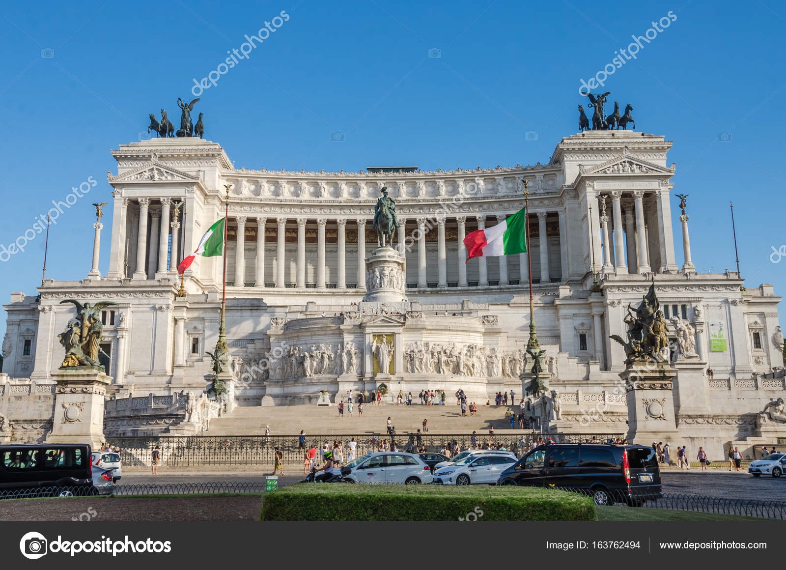 ROMA, ITALY - JULY 2017: Building of the Palace of Venice in Venice ...