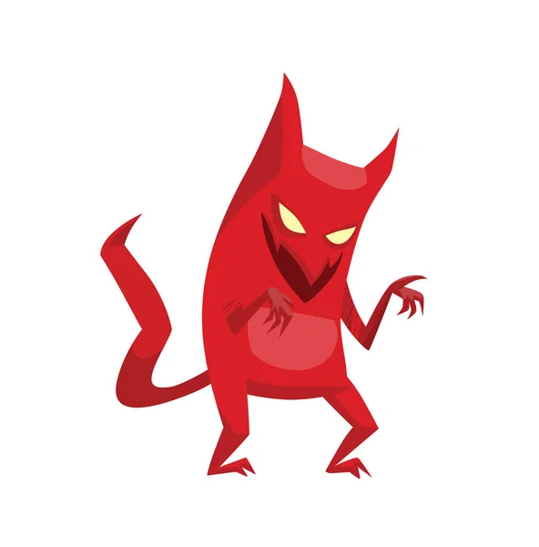 Funny red devil standing Stock Vector Image by ©tannilion.gmail.com ...