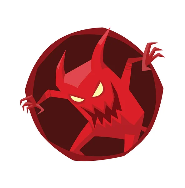 Round blue frame, funny vampire with wings Stock Vector by ©tannilion ...