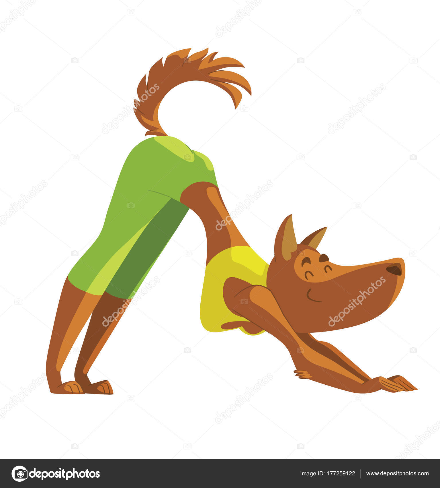Animals in the gym, dog Stock Vector Image by ©tannilion.gmail.com ...