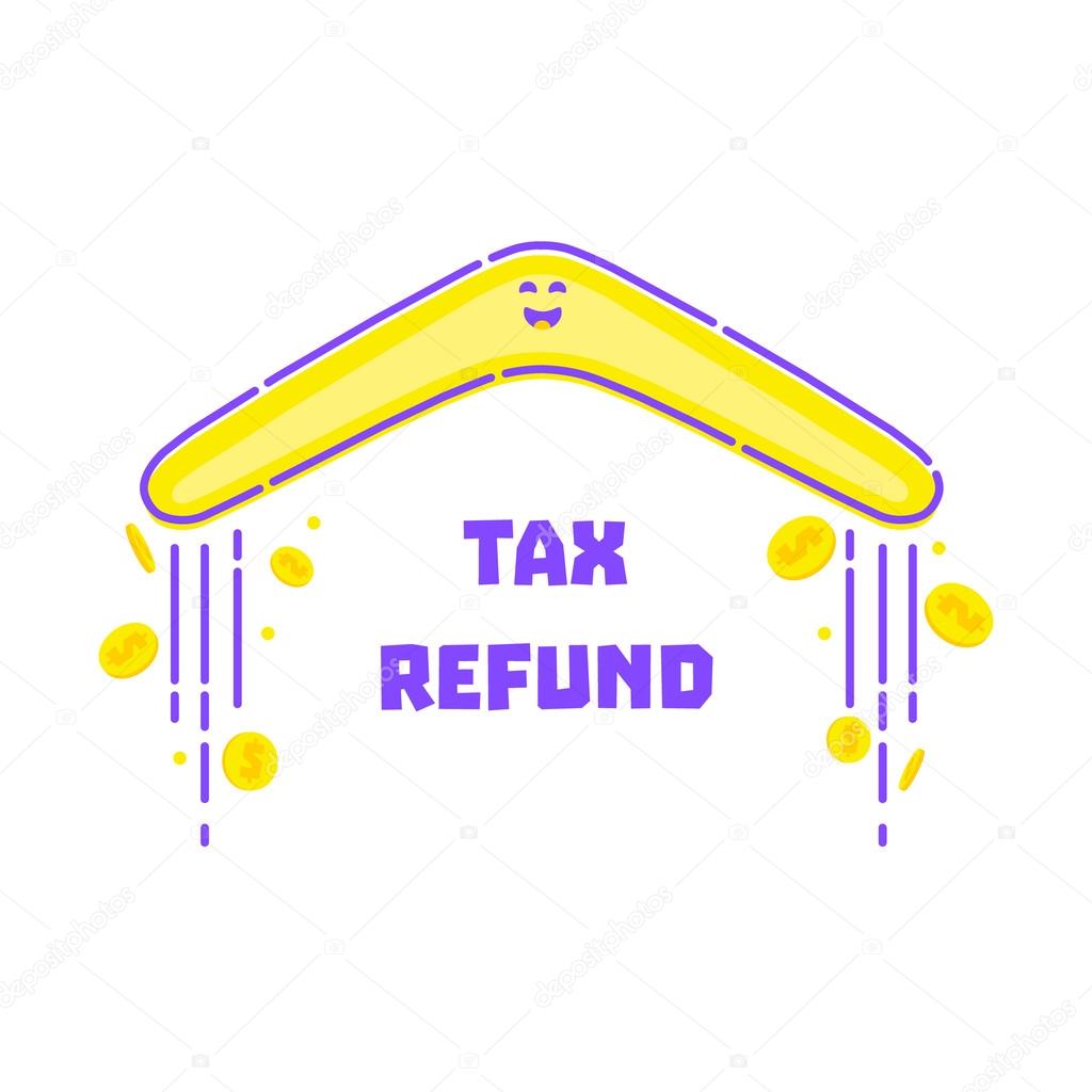 Tax refund concept Stock Vector Image by ©Naumas #125869016